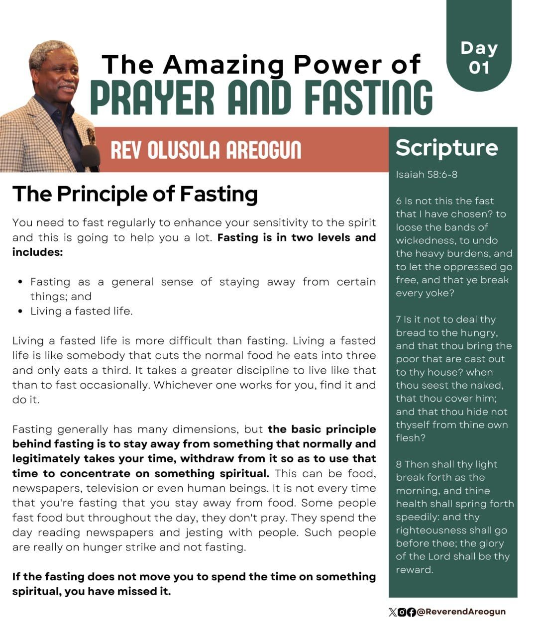 The Amazing Power of Prayer and Fasting Day01 – The Dream Centre of the ...